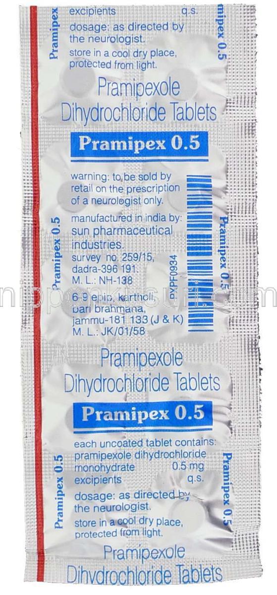 プラミペキソール 通販
